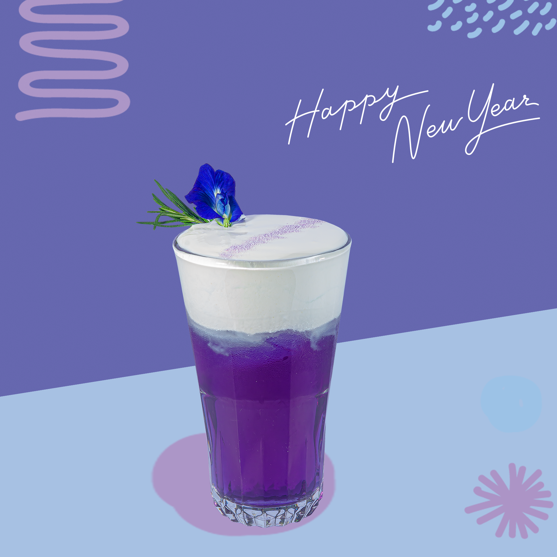 TrÀ VẢi Hoa ĐẬu BiẾc Machiato